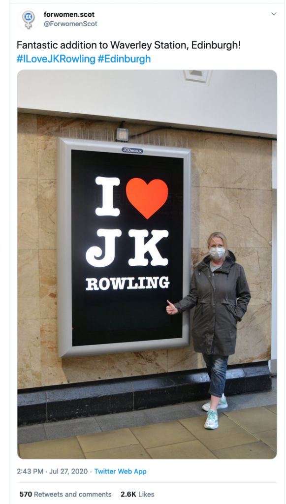 The Mystery of the Disappearing JK Rowling Poster -Lily Maynard