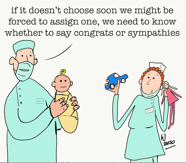 "Born in the Wrong Body? That's not what we meant!" -Lily Maynard